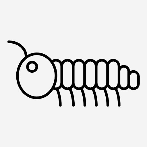 毛虫虫子蜈蚣图标_88ICON https://88icon.com 毛虫 虫子 蜈蚣 爬行 幼虫 昆虫 小 蠕虫