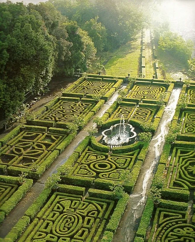 North of Rome, these landscaped maze gardens at Ruspoli Castello are a ...
