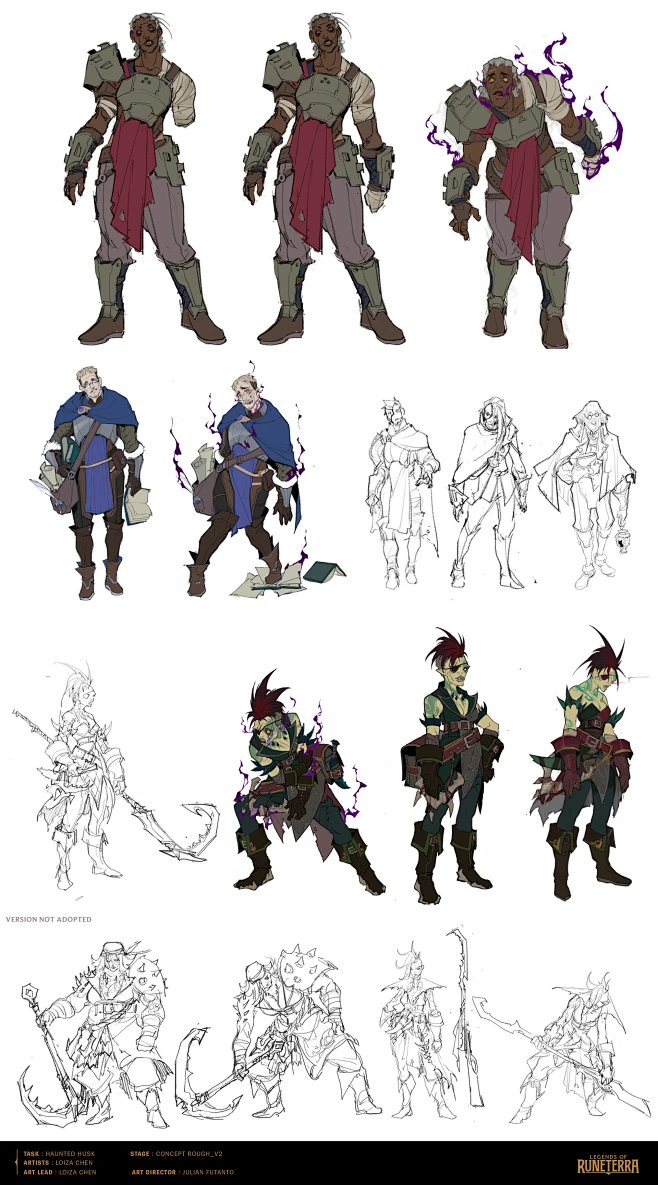 LOR 符文之地传说 伊芙琳的信徒——Art：Loiza Chen-花瓣网