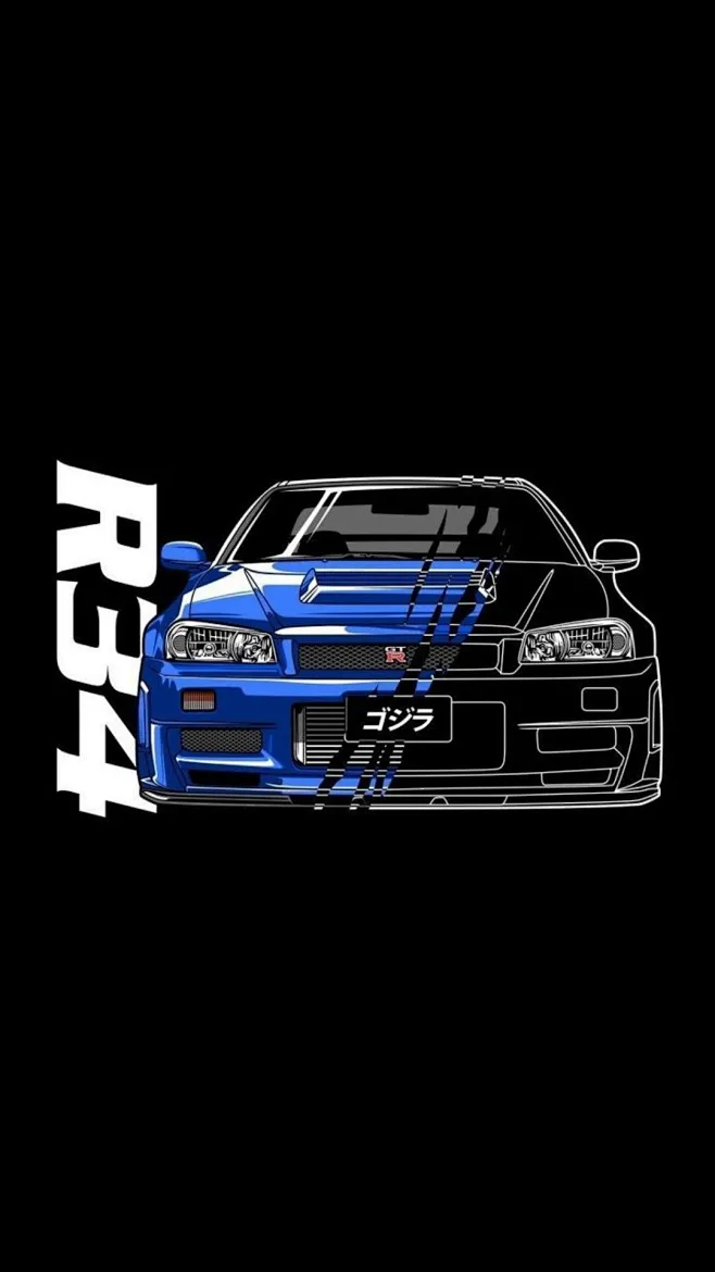 其中包括图片：GTR R34 ️-花瓣网
