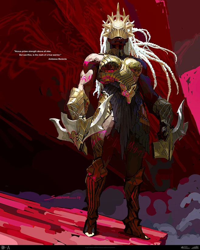 AMBESSA CHOSEN OF THE WOLF - ARCANE S2 - LOL -花瓣网