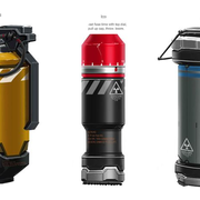 Fab lighting on Purbeck wall!