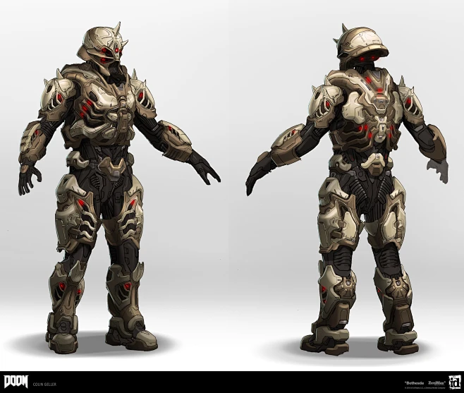 DOOM - DLC Robotic Armor Set, Colin Geller : Robotic armor set for DOOM ...