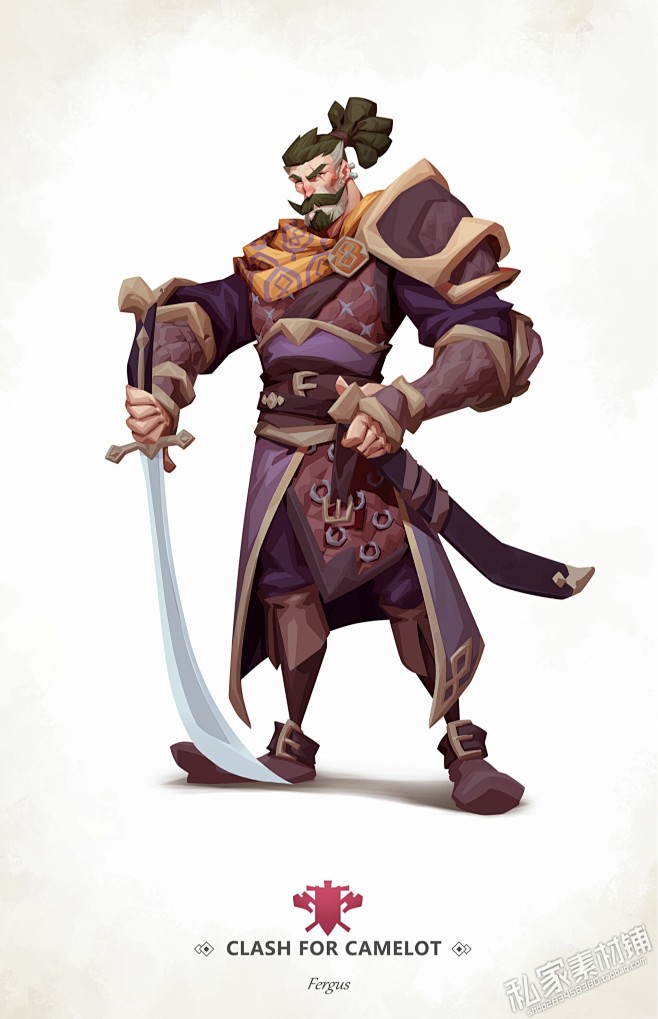 角色-欧美卡通‘美卡’骑士‘法师’游侠‘射手’牙爷‘tooth (103)