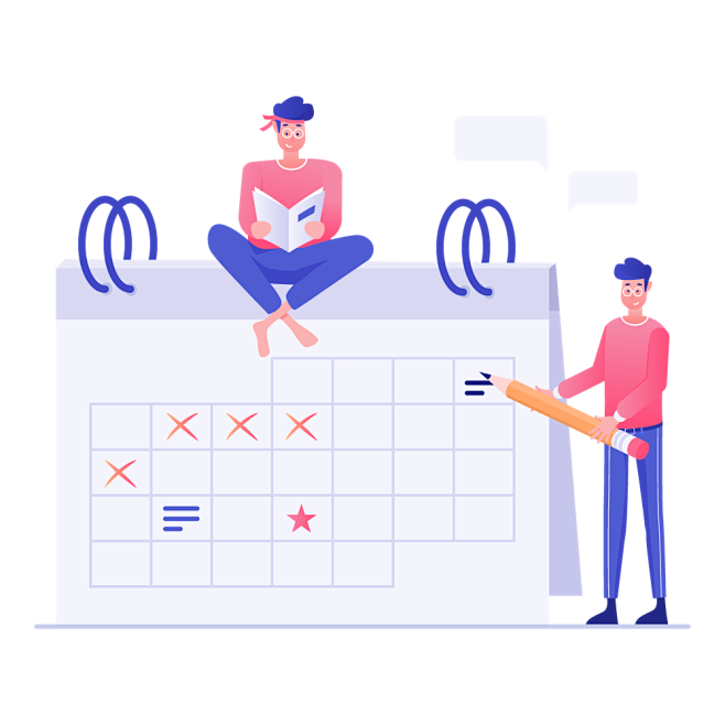 Character Activities Illustratio