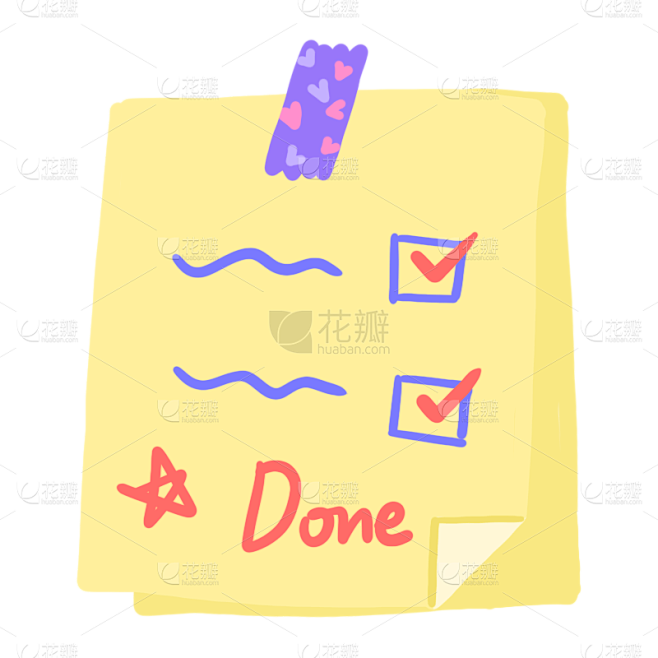 手绘-卡通风打工人贴纸-工作任务