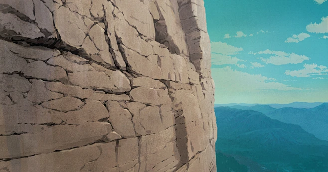 The Summit of the gods - background painting 2/3-花瓣网