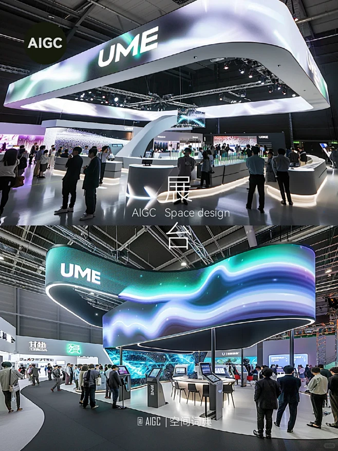 AIGC | 空间词典—#展台设计分享 - 小红书-花瓣网