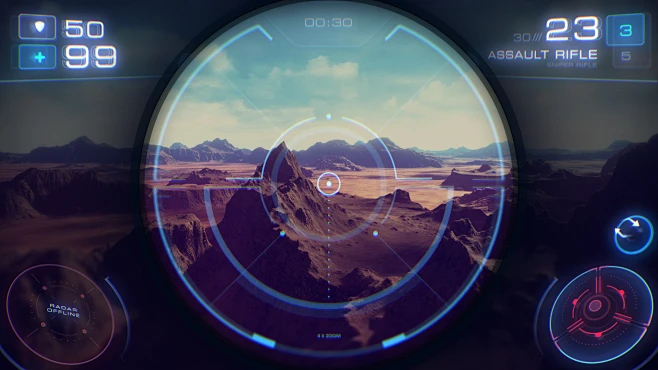 HUD Sniper View-花瓣网