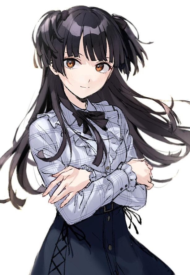 __mayuzumi_fuyuko_idolmaster_and_1_more_drawn_by_shiragixx ...