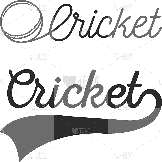 cricket lettering