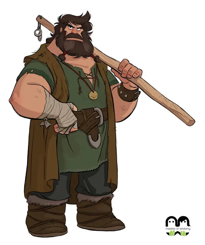 欧美Q版角色原画男生原画来自cgbook.cn (514)-花瓣网