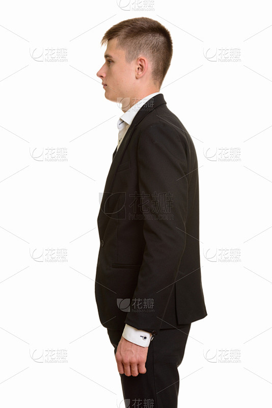 侧面像,男商人,青年人,垂直画幅,套装,白人,泰国,仅男人,仅成年人,商业金融和工业