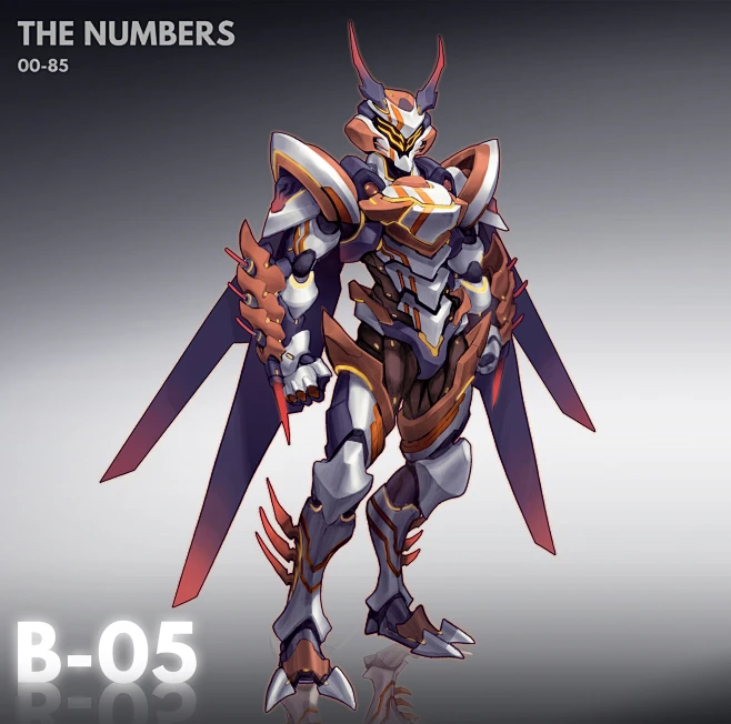 THE NUMBERS (Character Design) | 游戏资源 | 原创2D角色 | 游戏开发 | 微元素 - Element3ds.com!-花瓣网