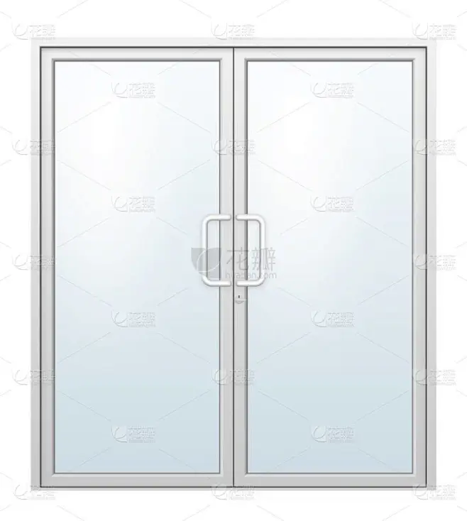 aluminium door vector-花瓣网