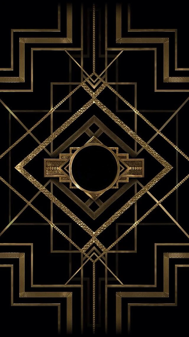 black, art deco, and gatsby图片-花瓣网