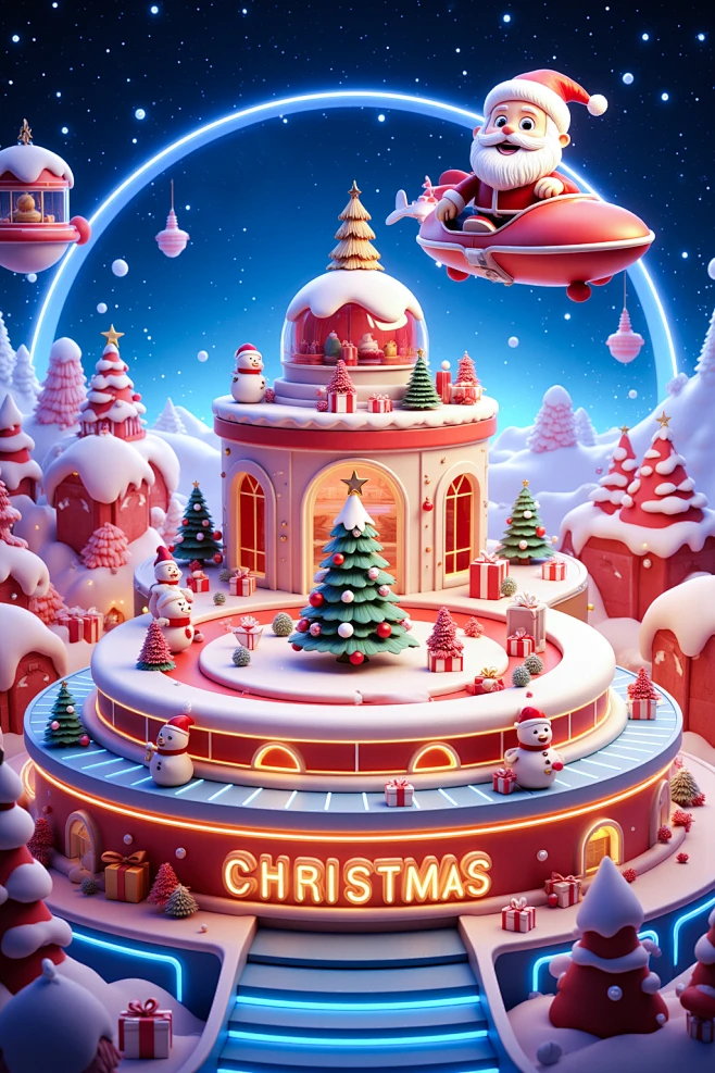 F1|3D圣诞乐园-LoRA-Natural-LiblibAI-花瓣网