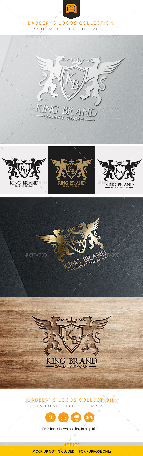 王品牌——波峰标志模板King Brand - Crests Logo Templates品牌、品牌、时尚、黄金、酒店、珠宝,珠宝,国王,国王 ...