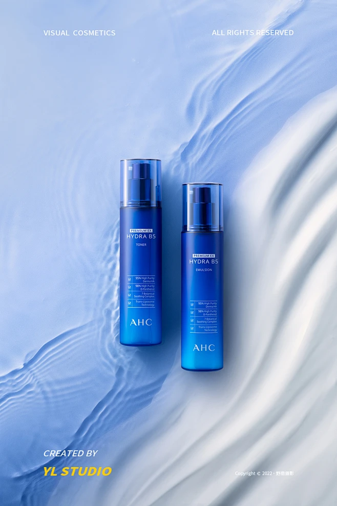 AHC-B5水乳KV拍摄 野鹿摄影-4-花瓣网