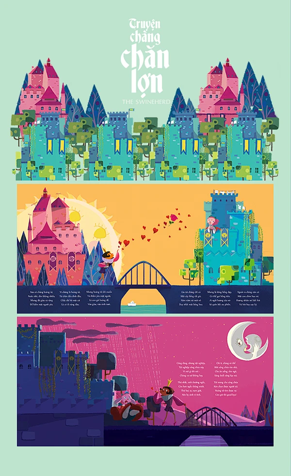 World Wide Fairy Tales in Poems on Behance-花瓣网