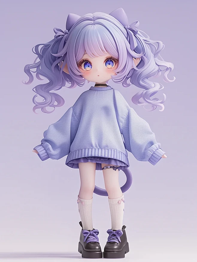 轻松拿捏MJ 毛绒女孩手办IP - 小红书-花瓣网