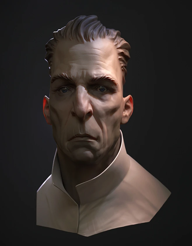 Man portrait-花瓣网