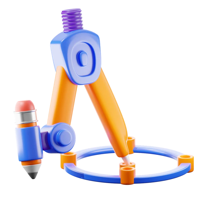 Bow Compass 3D Icon-花瓣网