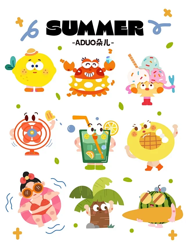 夏日元素 - 小红书搜索-花瓣网