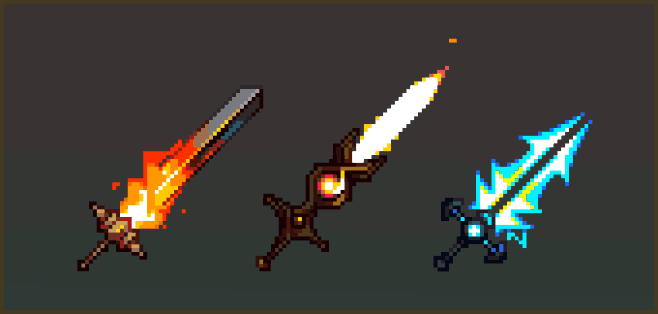 Animated Swords-花瓣网
