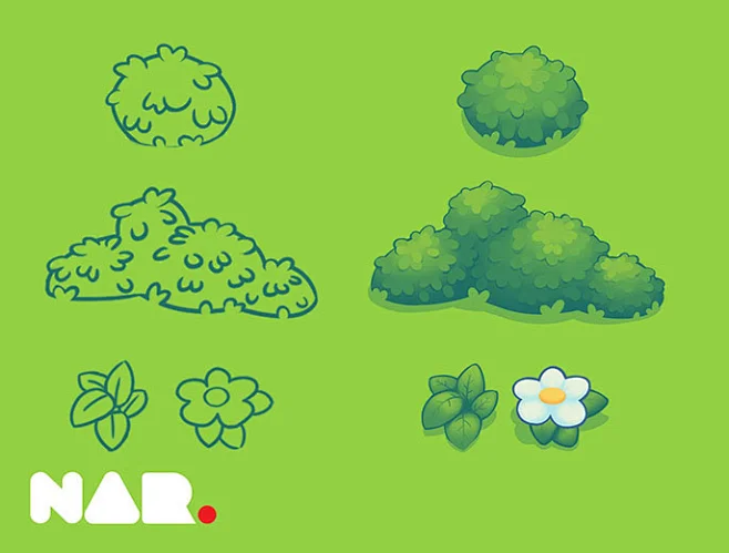 Isometric game 2D top down level select phone UI ux-花瓣网