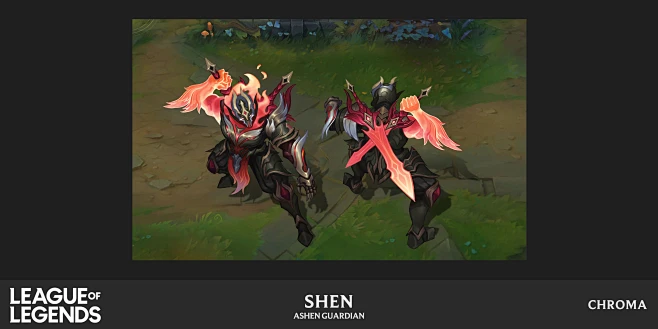 Mythic Ashen Guardian Shen Chroma-花瓣网