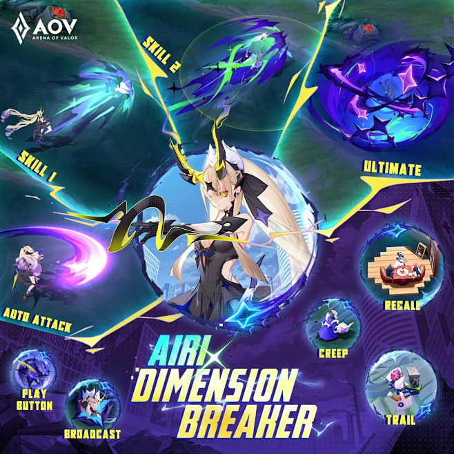 Photo by Garena AOV Indonesia on October 17, 2023. May be an anime ...