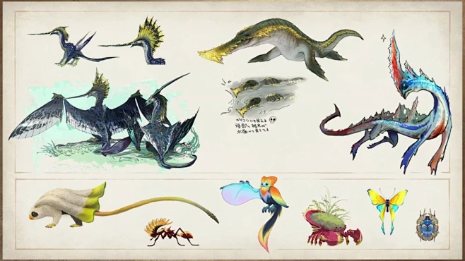 《怪物猎人：荒野》角色概念设计图：超帅猎人、娇羞铁匠！(4)_游侠网 Ali213.net-花瓣网