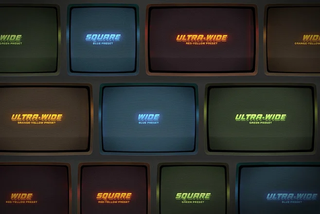 CRT Machine - Retro Monitor Effect : The template allows you to ...