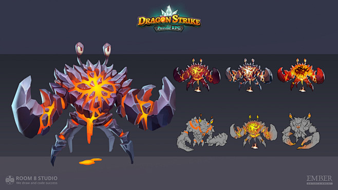 Dragon Strike | Red Enemies, ROOM 8 STUDIO : The mighty dragon army is ...