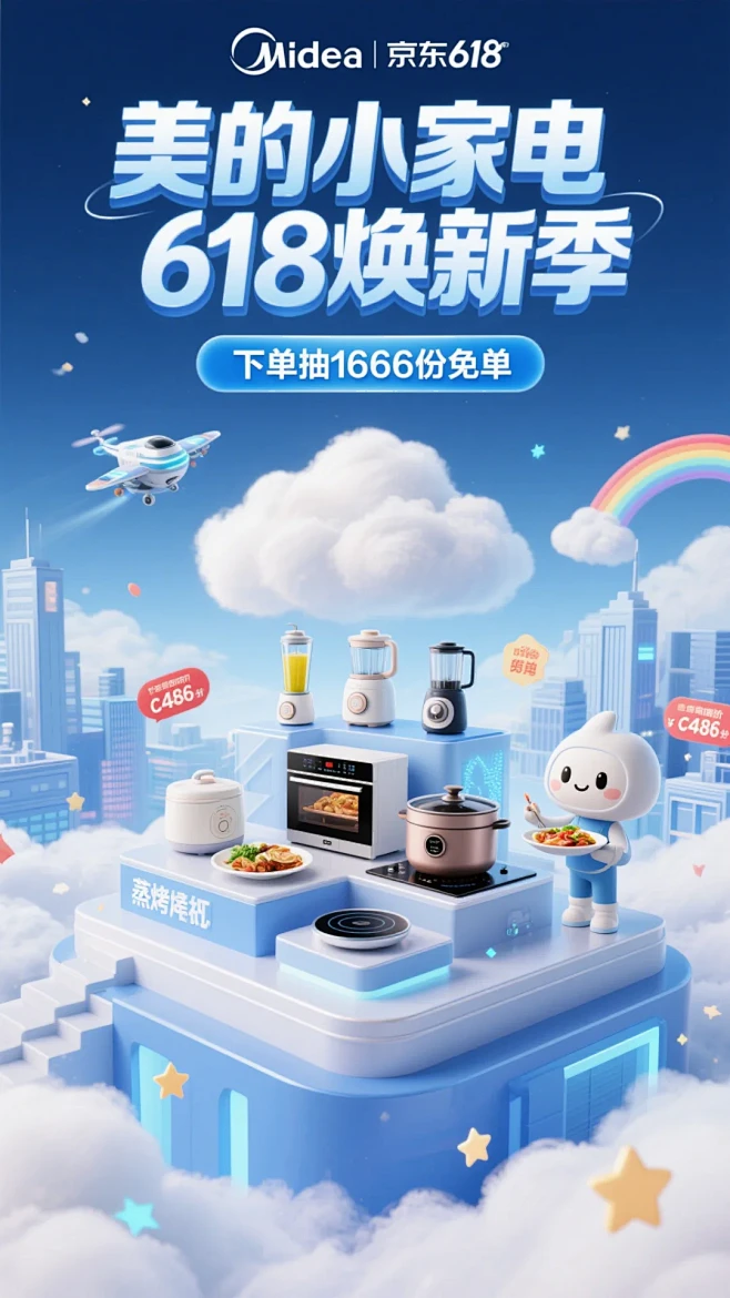 AI直出618家电大促海报，5秒20种风格 - 小红书-花瓣网