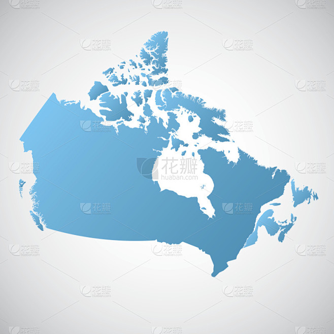 加拿大的地图