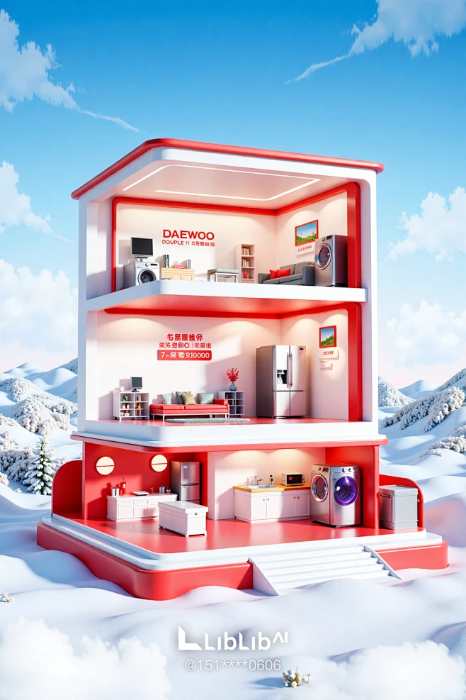 R_电商 | 海报平台展台-LoRA-挣钱养菜菜-LiblibAI-花瓣网