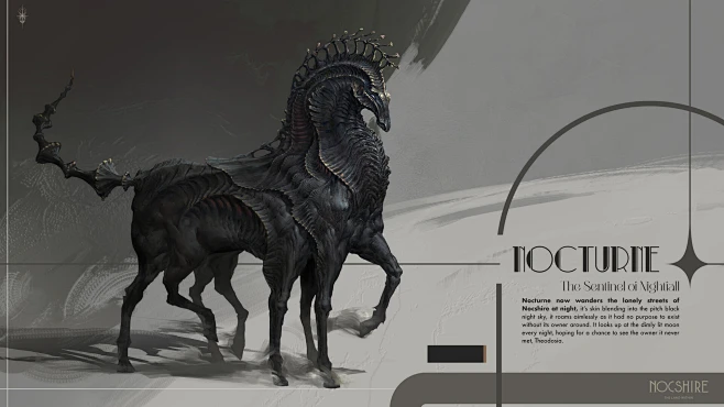 Nocshire | Lady Monochrome & Nocturne-花瓣网