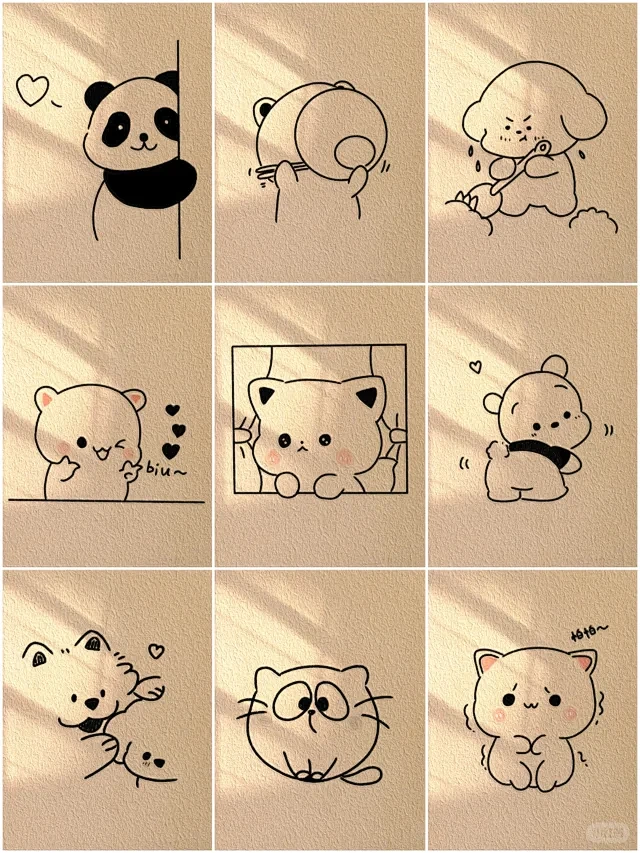 卡通简笔画图片 - 小红书搜索-花瓣网