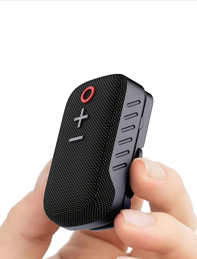 Portronics Talk Three Wearable Bluetooth Speaker with Mic, Magnetic ...