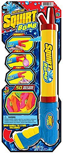 Ja-Ru Triple Action Squirt Bomb Party Favor Bundle Pack 水枪射击卡板
