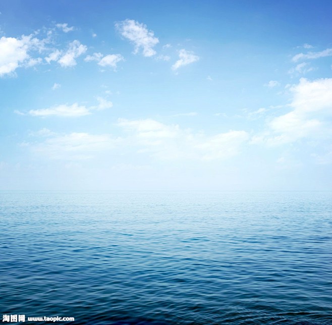 蓝天白云大海