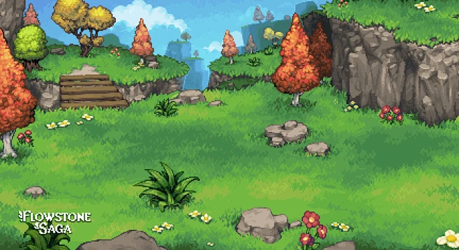 Flowstone Saga - Battle backgrounds-花瓣网