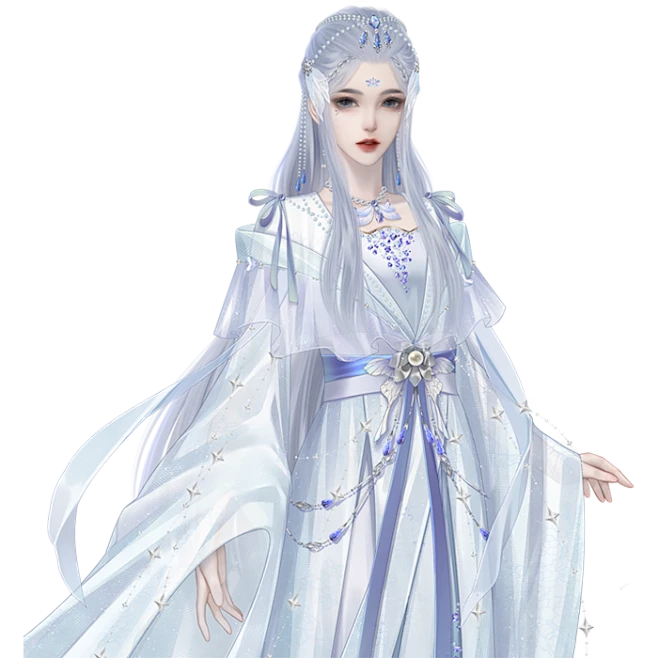 古风立绘女 (754).png-花瓣网