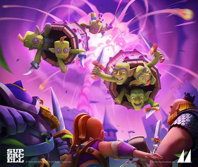 Clash Royale | Goblin Barrel Evolution Key Art