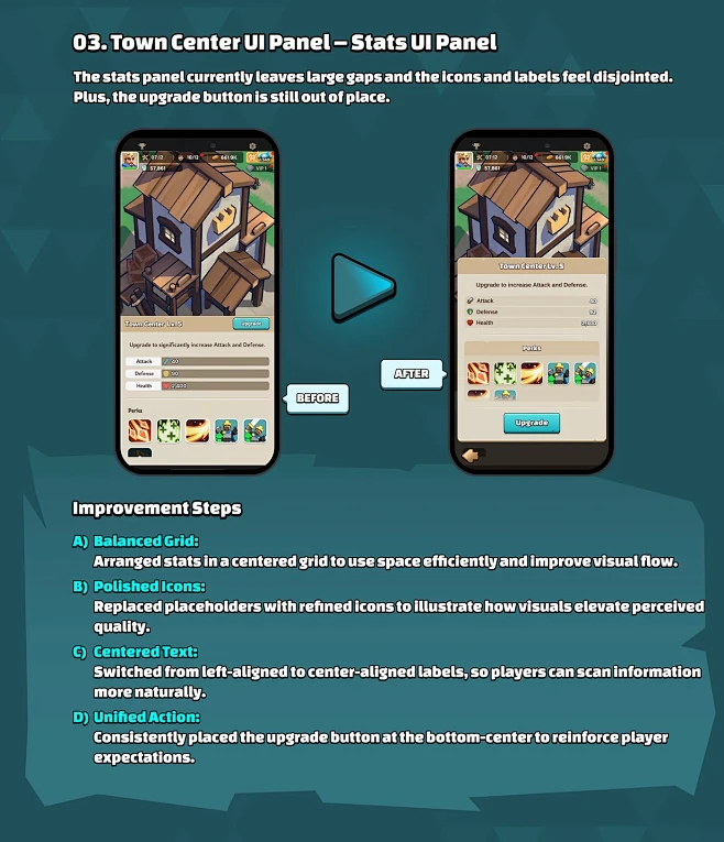 UI UX design Mobile Game UI Game UX game ui design Mobile Game Design ...