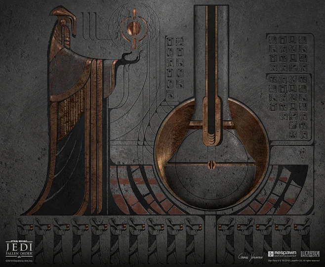 Zeffo Murals and Glyphs, Gabriel Yeganyan : I worked on developing the ...