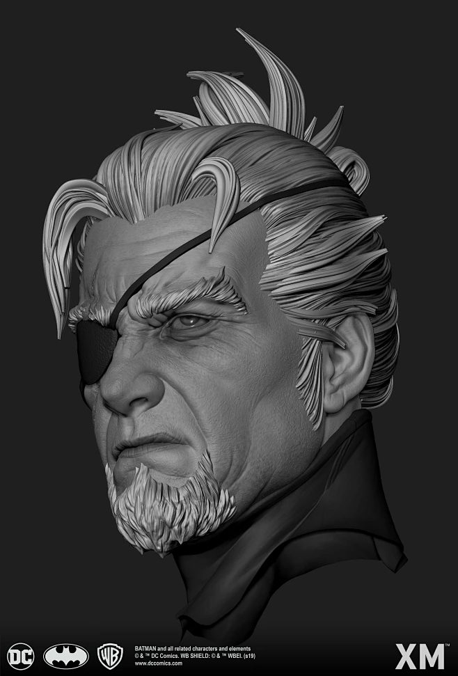 Deathstroke Samurai unmasked portrait, XM, Paul Tan : I only did a tiny part for this, tweaking ...