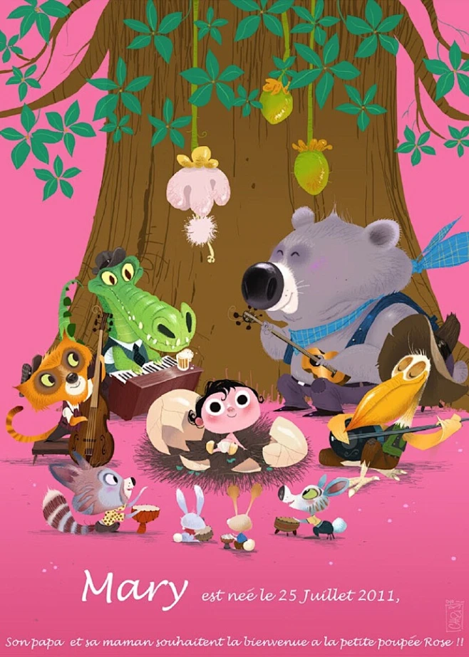 Michelle Morin，是一位多年研究园艺植物和野生动物栖息的女艺术家，看看这一组她从自然界寻求灵感的水粉画和水彩画作品-花瓣网